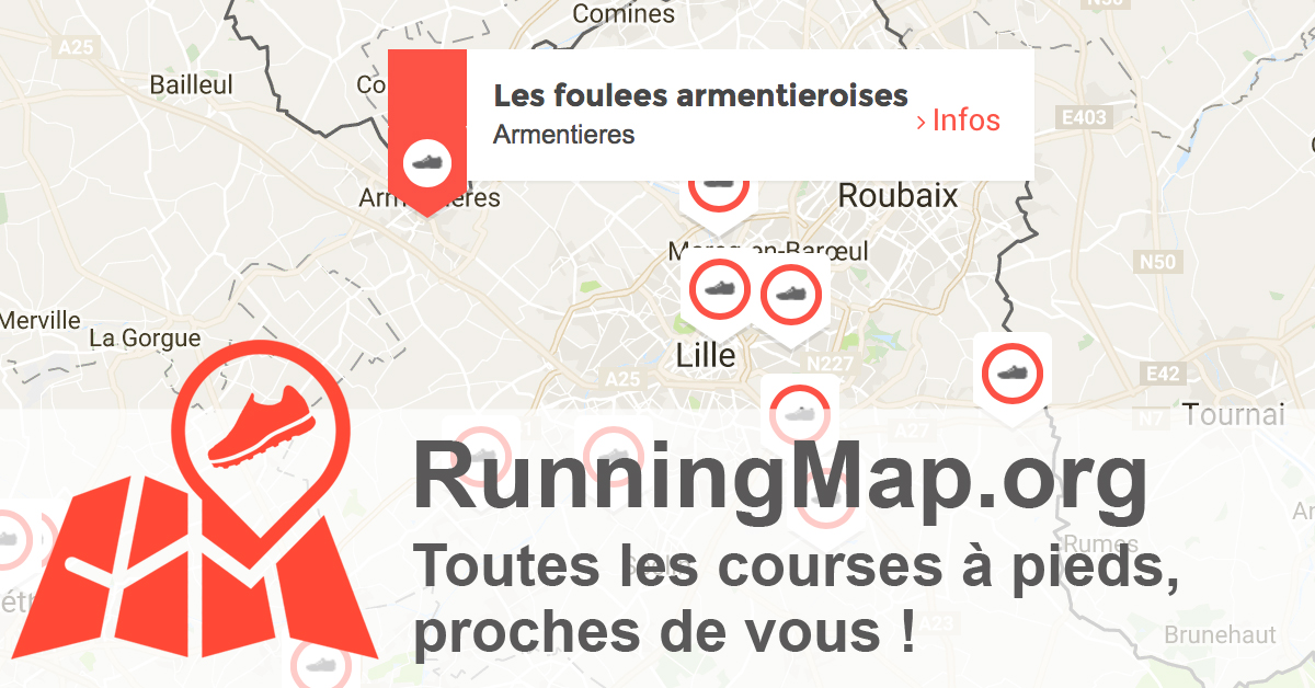 RunningMap.org - La carte de France des courses à pieds